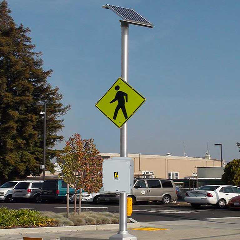 TS1250 Crosswalk System Controller Solar Powered Model - Traffic Safety ...