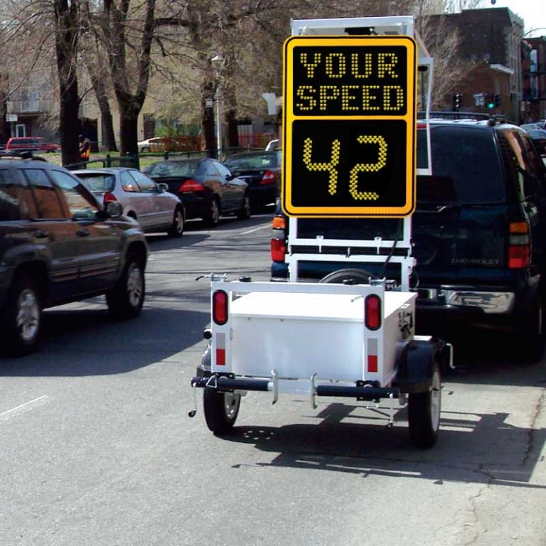SafePace Cruiser Radar Sign Trailer - Traffic Safety Corp.