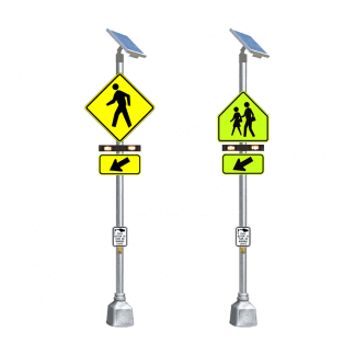 TS60-RRFB LED Rectangular Rapid Flashing Beacons - Traffic Safety Corp.
